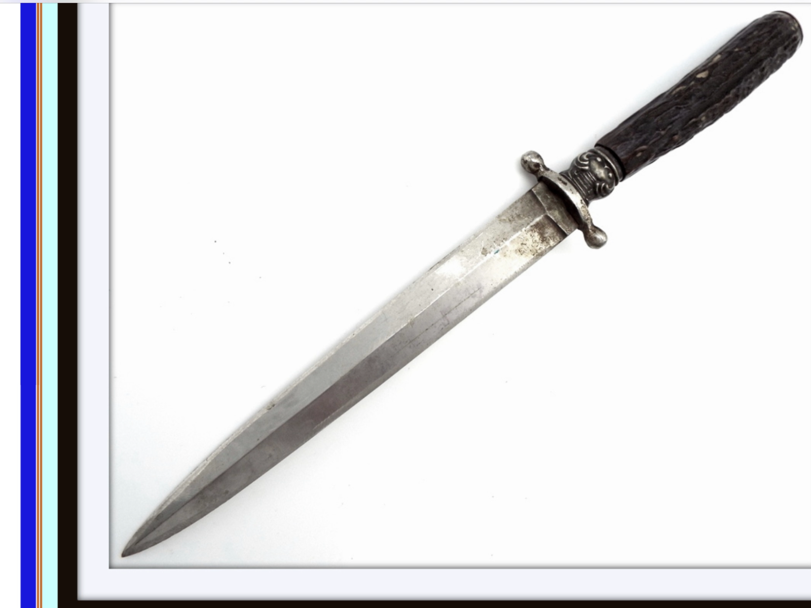 Rare relic Antique 15 inch Old West dagger Gambler Knife possibly Civil ...