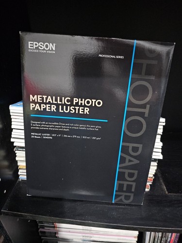 Epson Metallic Photo Paper Luster 25 Sheets | eBay