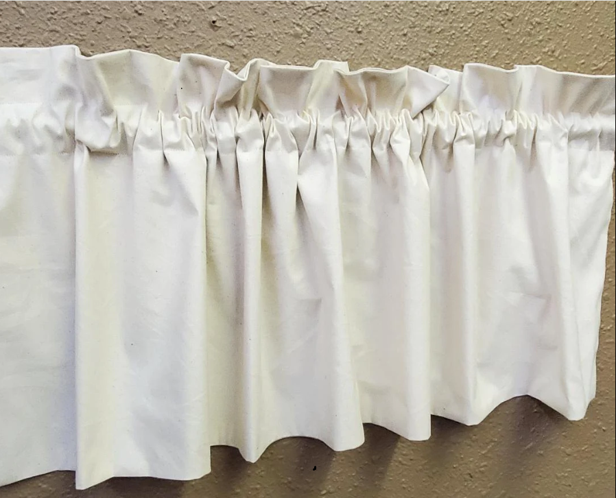 Handmade Country Primitive Super Muslin Swags Farmhouse Curtains Length ...