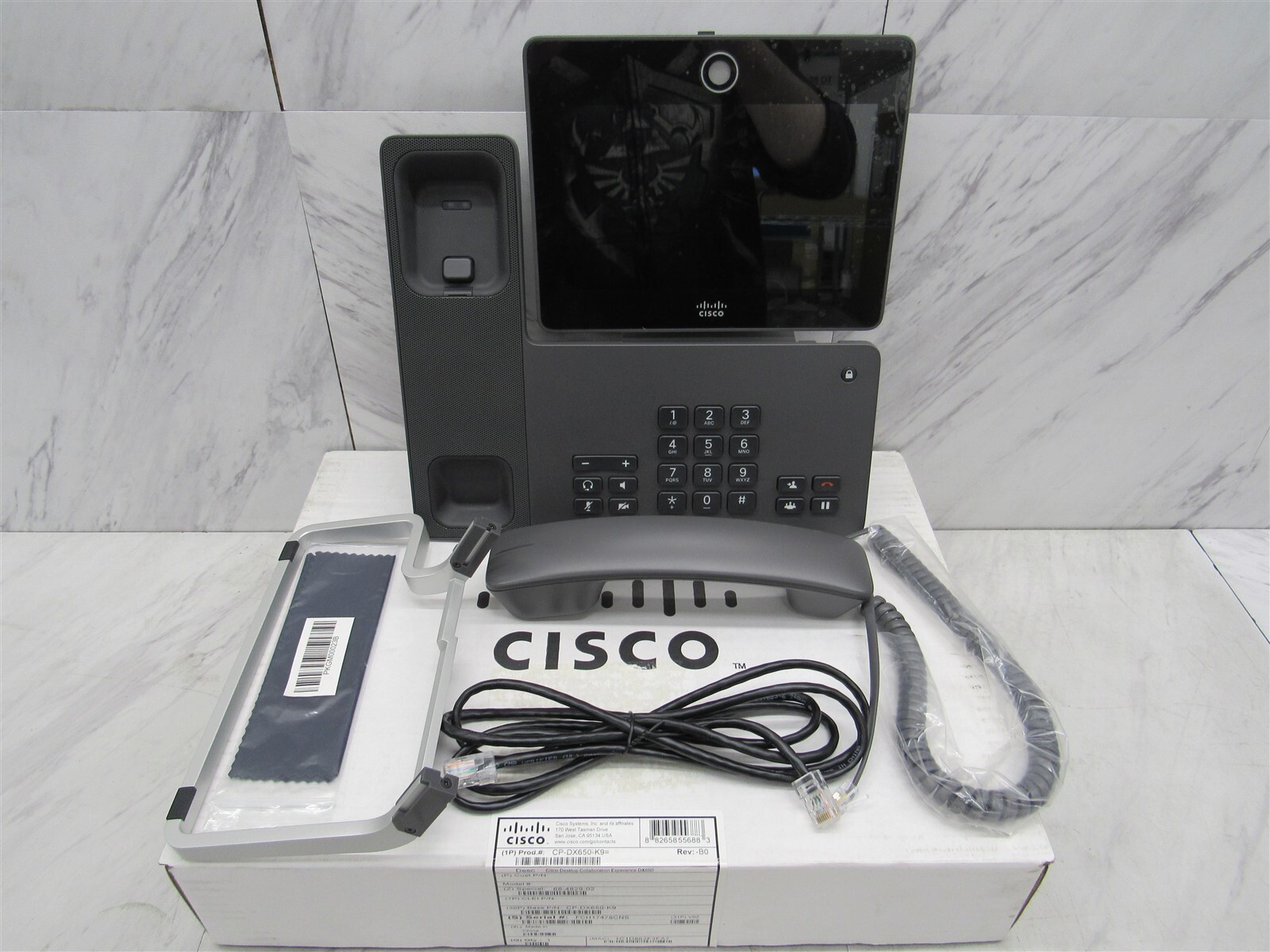 NEW Cisco DX650 VoIP HD Touchscreen Video Phone Android WiFi SIP CP ...