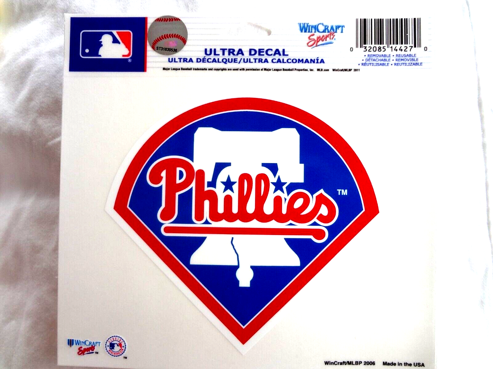 MLB Philadelphia Phillies Decal Static Vinyl Car Wall | eBay