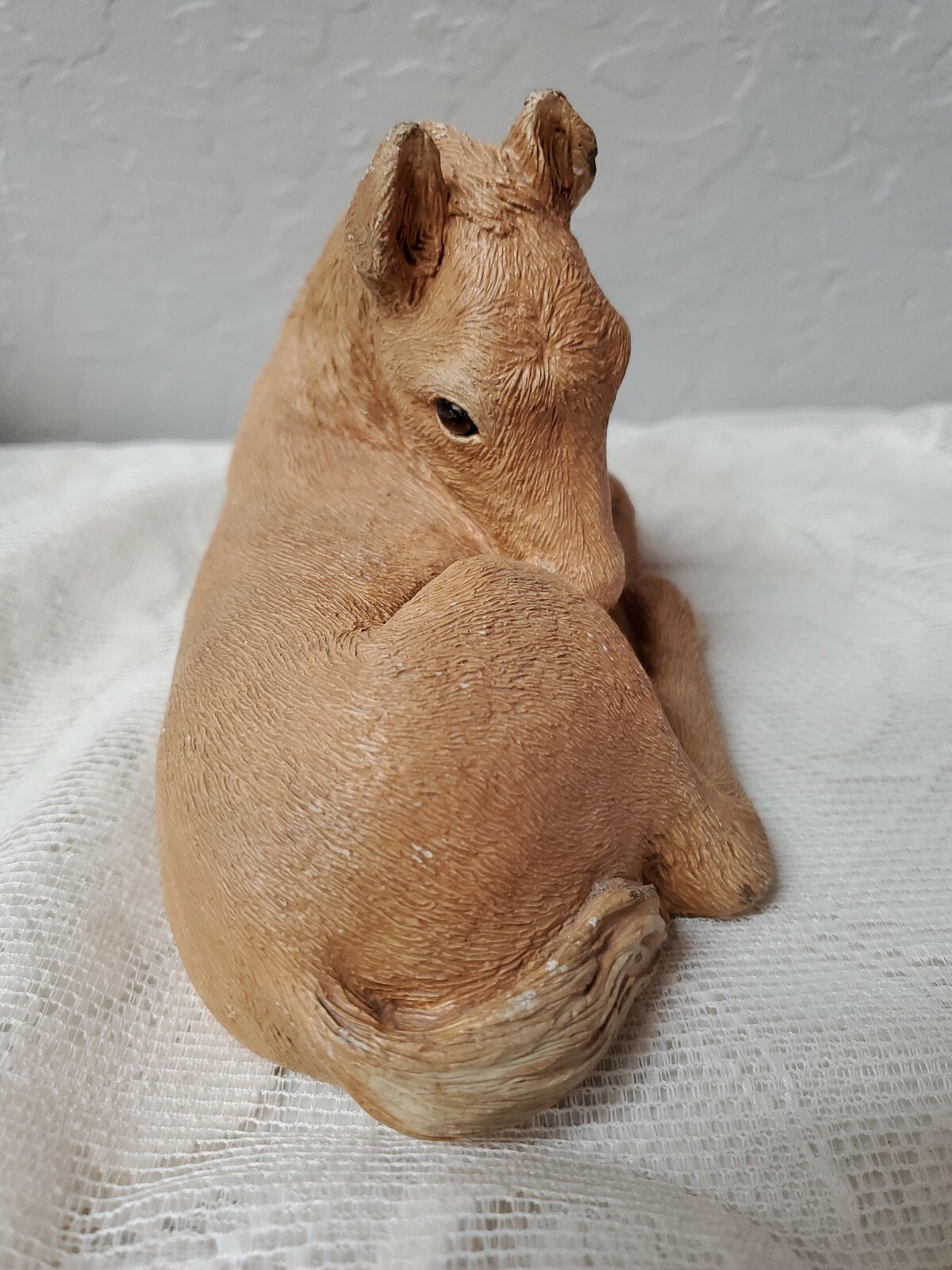 VINTAGE SANDICAST HORSE COLT SCULPTURE 1983 HANDCASTED HANDPAINTED ...