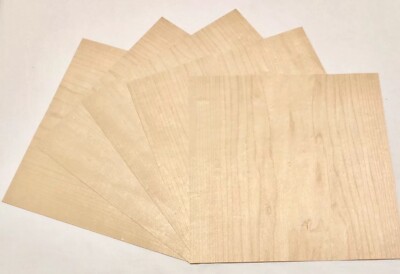 Maple Wood Craft Sheets: 5 Sheets (12” X 12”) 5 Sq Ft | eBay