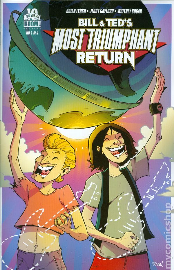 Bill and Ted's Most Triumphant Return 1B Guillory Variant VF 2015 Stock ...