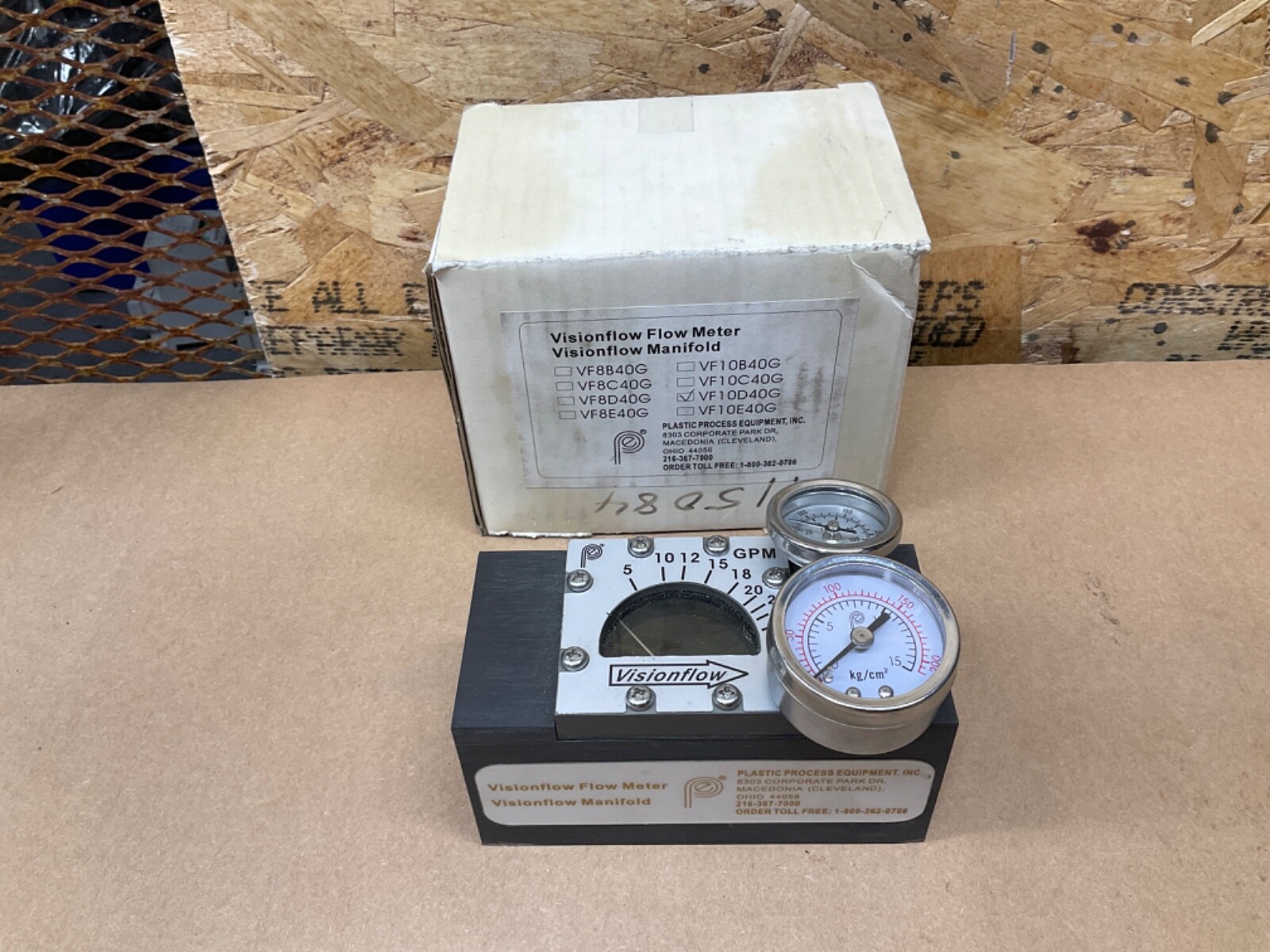 NEW VISION FLOW METER VF10D40G VISIONFLOW MANIFOLD #56D54*IAC | eBay