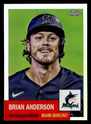 2022 Topps Chrome Platinum Anniversary #403 Brian Anderson Refractor ...