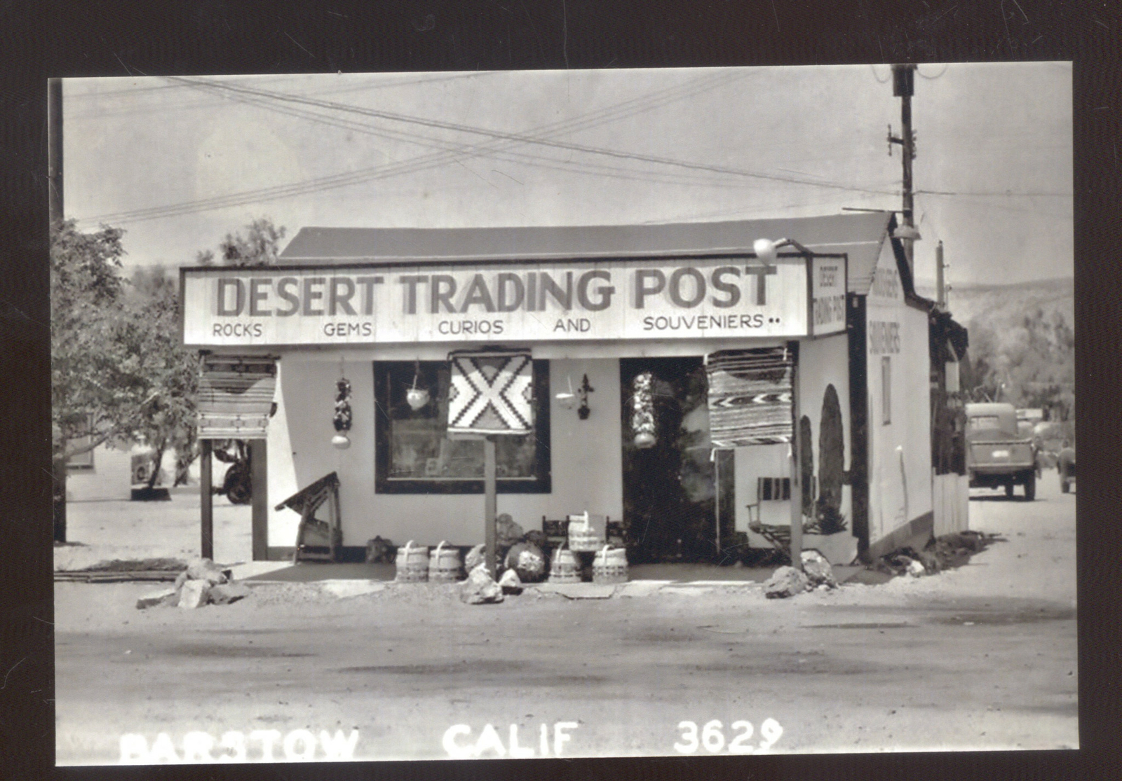 REAL PHOTO BARSTOW CALIFORNIA DESERT TRADING POST ROUTE 66 POSTCARD ...