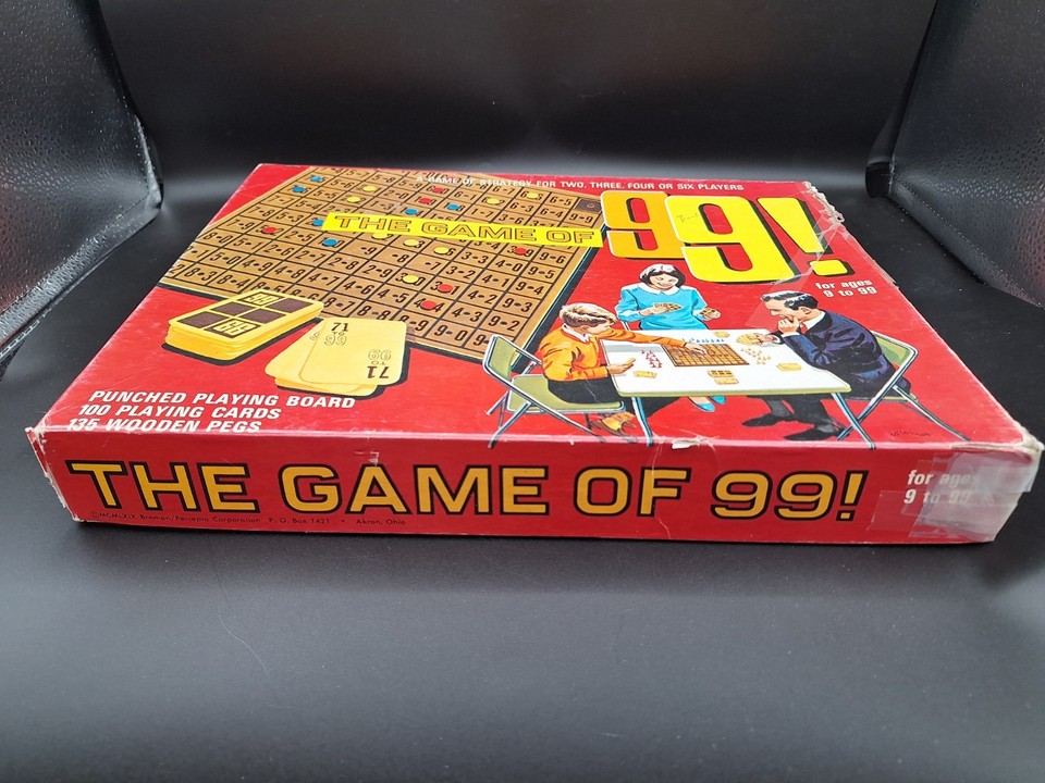 Vintage 1969 Saalfield The Game of 99! Le Jeu de 99 Board Game ...