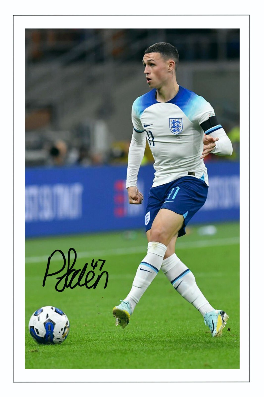 PHIL FODEN Signed Autograph 6x4 PHOTO Gift Signature Print ENGLAND MAN ...