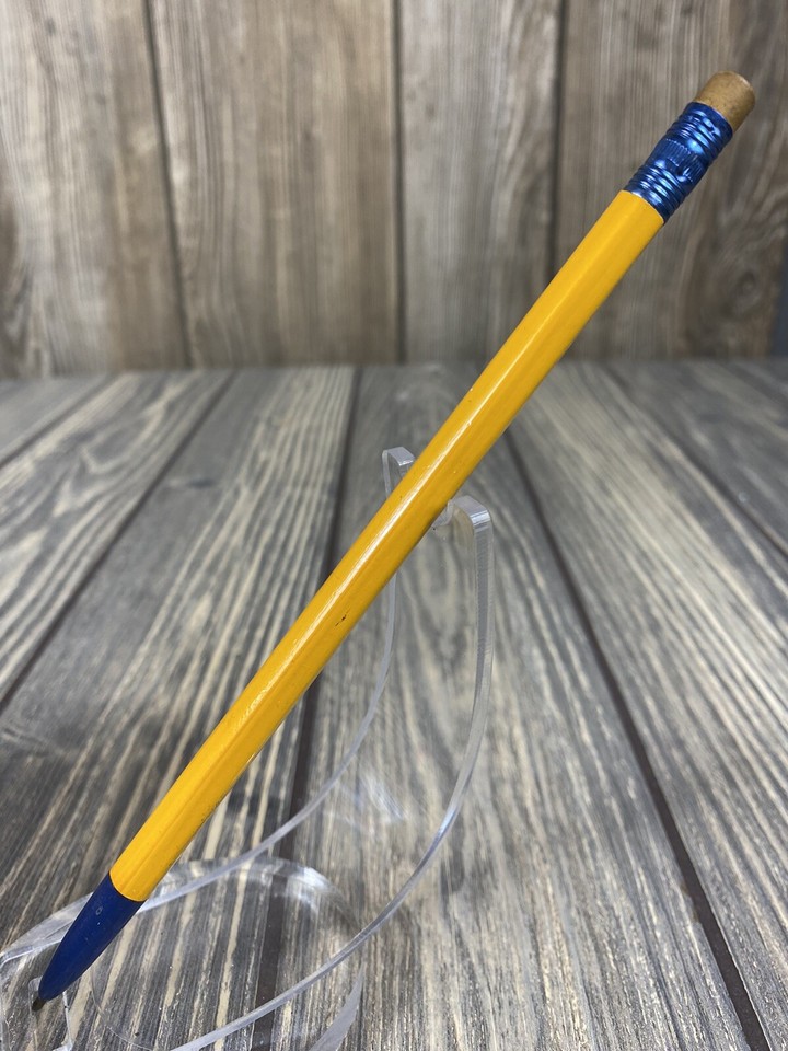 Vintage Plymouth Ball Pencil US Pencil Co 103 Blue Pen With Eraser ...