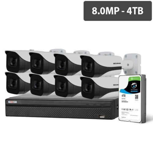 Watchguard Compact 16 Channel 8.0MP HDCVI Surveillance Kit (8 x Fixed ...