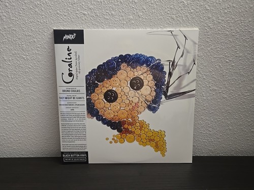 Coraline 15th Anniversary Mondo Black Button Picture Disc Vinyl [SHIPS ...
