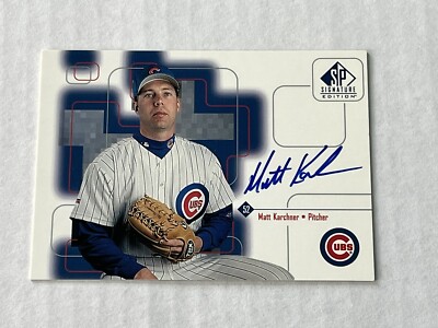 Matt Karchner 1999 Upper Deck SP Authentic Signature Edition Auto ...