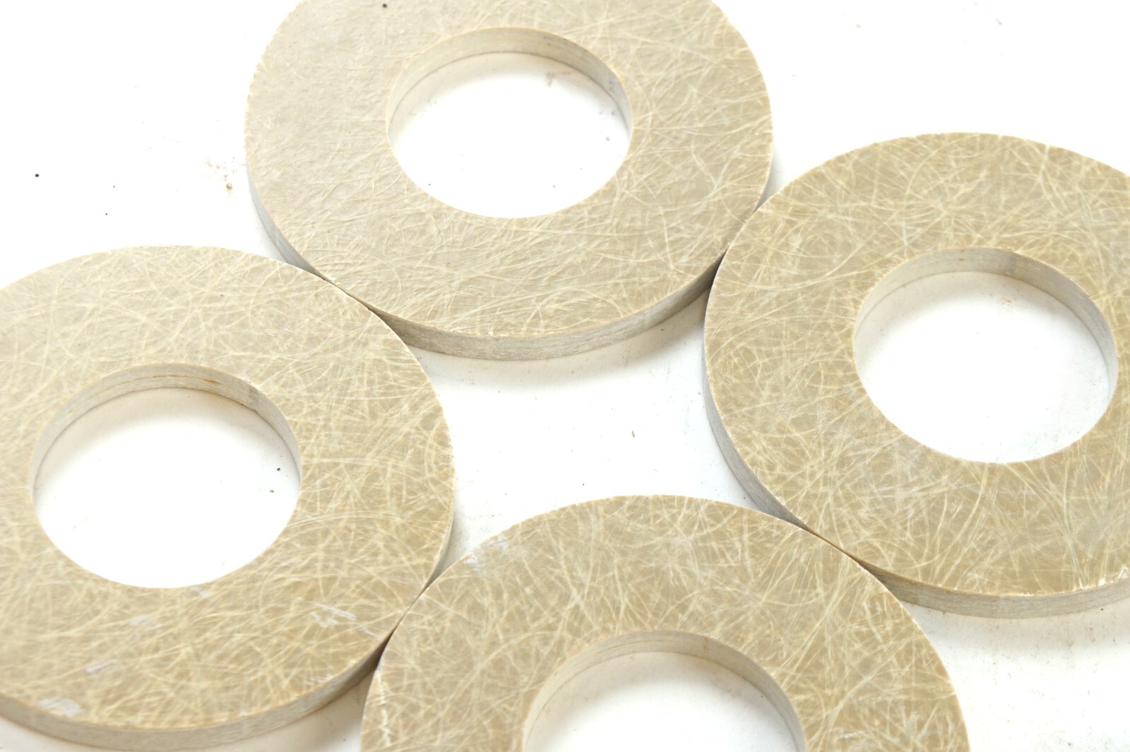Lot of 25 Furnace Flat Washers Fiberglass 1-1/2" ID x 3.248" OD x 1/4 ...