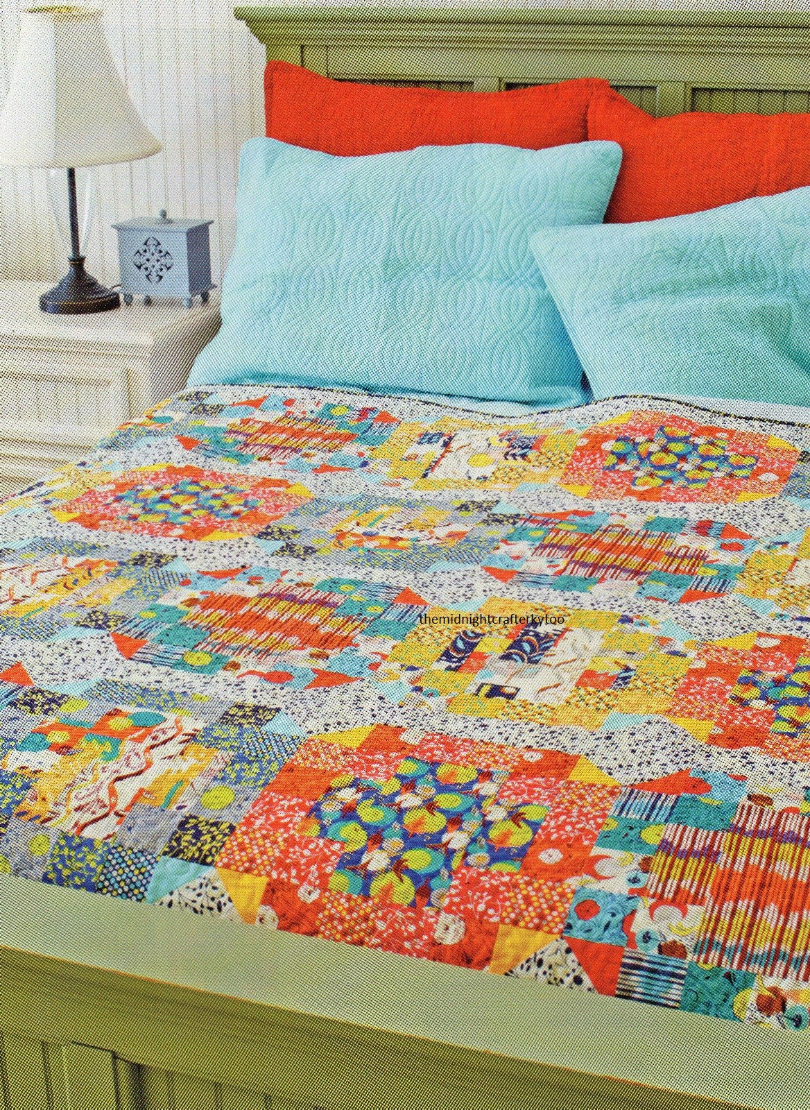 Farmhouse Patchwork Quilt Pattern Pieced ED | eBay