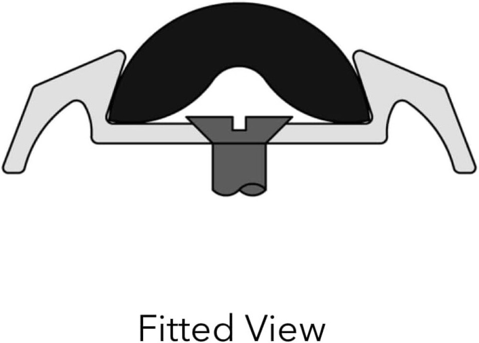 32ft CARAVAN/MOTORHOME AWNING RAIL INFILL/INSERT/MOULDING/TRIM/HERZIM ...
