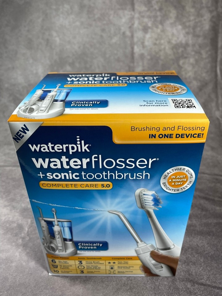 Waterpik Complete Care 5.0 Water Flosser+Sonic Electric Toothbrush ...