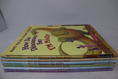Lot of 7 How Do Dinosaurs Books by Jane Yolen - Paperback & Hardcover ...