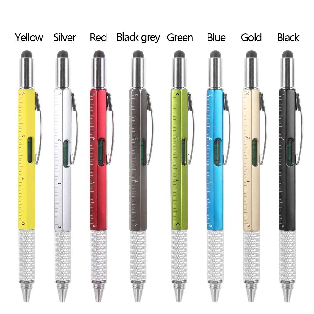 Spirit Level Capacitive Pen Ruler Gadgets Multi-functional Pen ...