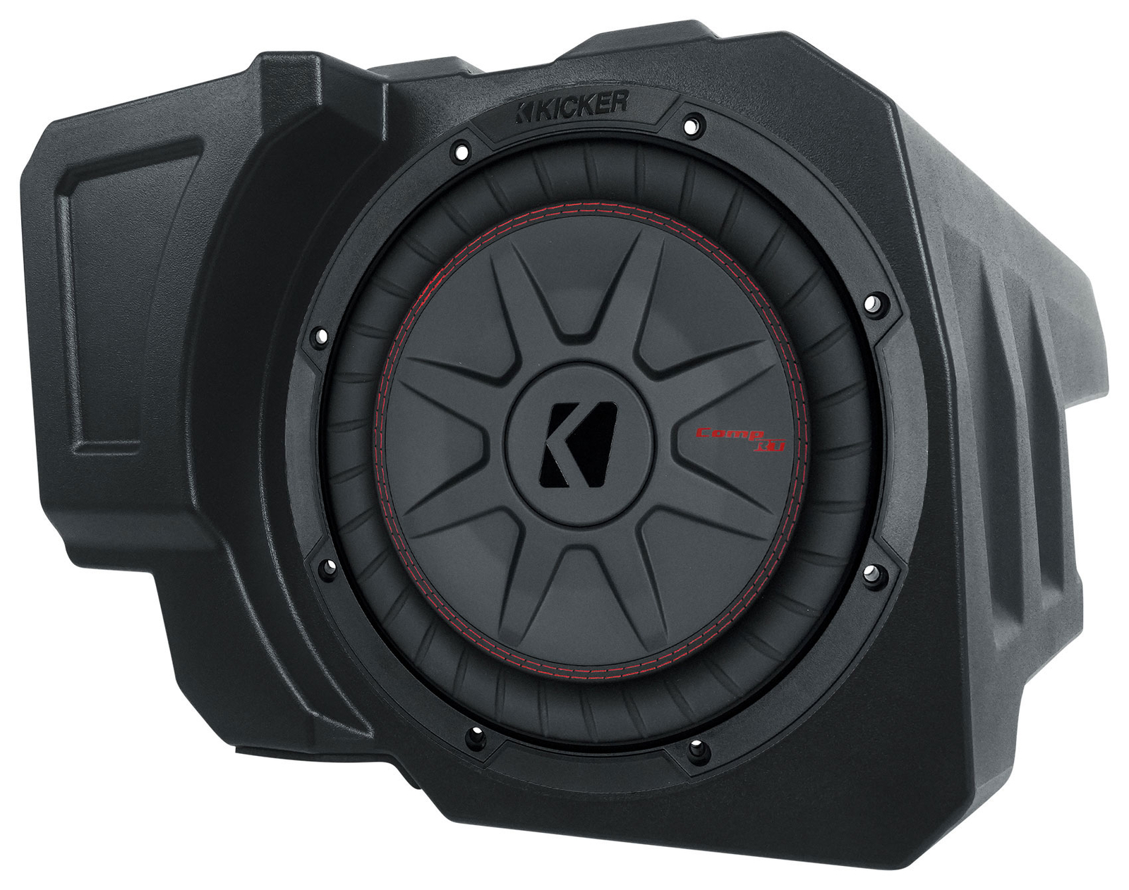 SSV RZ5-BS10U 4-Seat Rear 10" Sub Box+Kicker Subwoofer For Select ...