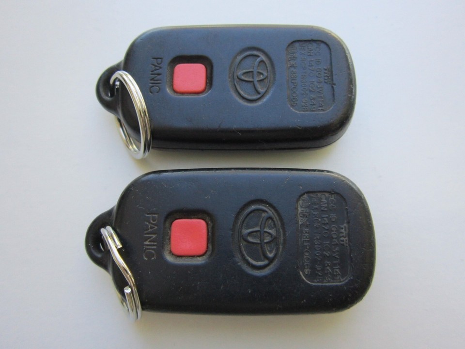 2 x OEM TOYOTA CAMRY SOLARA KEYLESS REMOTE ENTRY KEY FOB ALARM ...
