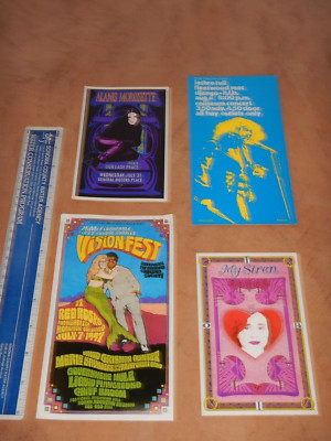 LOT OF 4 CONCERT / PROMO POSTCARDS HANDBILLS, (LOT # 2) | eBay