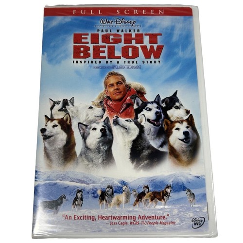 DVD SEALED NEW EIGHT BELOW Widescreen Paul Walker WALT DISNEY ...