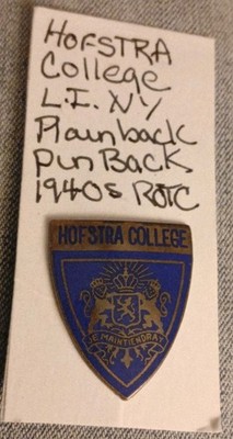 Two ROTC pins Hofstra College L.I. , Peekskill Military Academy ...