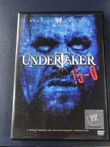 Undertaker WWE DVD 15-0 WrestleMania 7,14,20,23, 183min,USED ZZ3 | eBay
