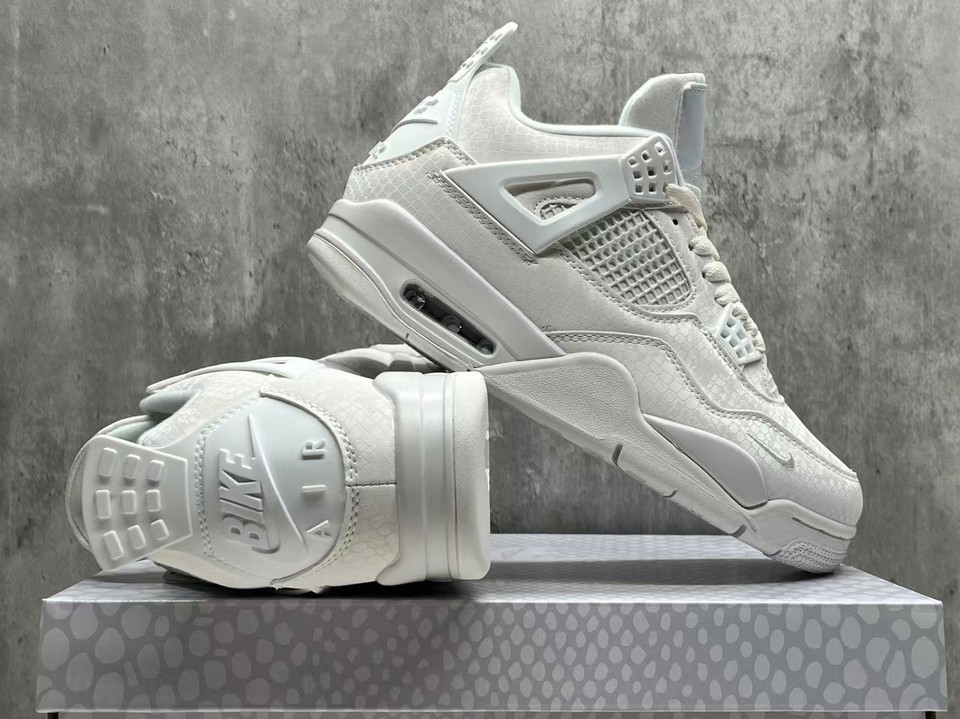 Nigel Sylvester x Jordan 4 Brick by Brick 'White Mamba' Men's Size US 7 ...
