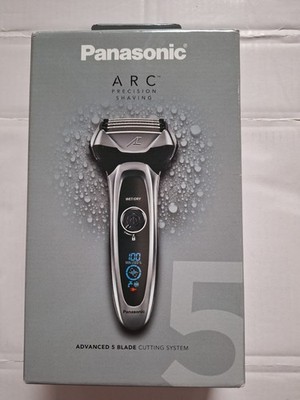 Panasonic ES-LV65 ARC5 Mens Black Gray Pop Up Trim Cordless ...