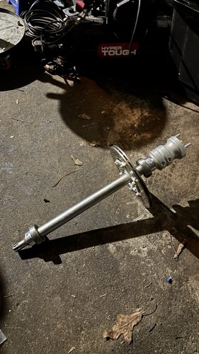 1” Diameter 24” Long Go Kart Axle With 8” Brake Rotor | eBay