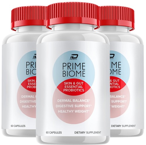 (3 Pack) - Prime Biome Capsules - PrimeBiome Gut and Skin Health ...