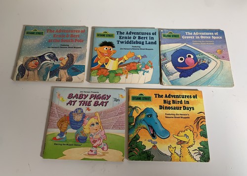Vtg Sesame Street Books, Muppets Mini-storybooks (5) Big Bird Miss ...