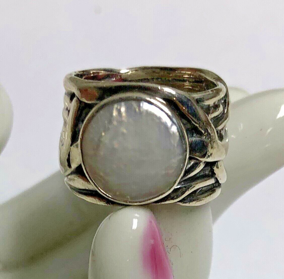 SILPADA Sterling & Coin Pearl Mermaid Ring - Gem