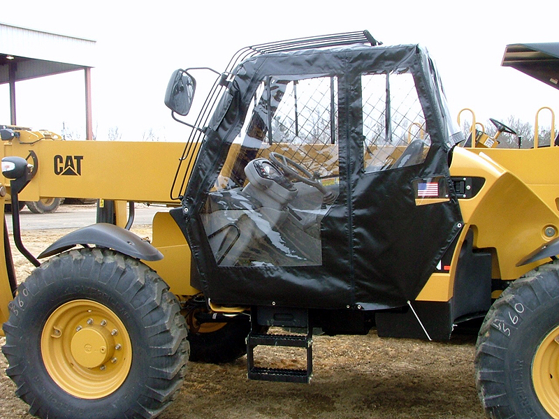 4 Sided Telehandler Soft Cab Kit w/ Wiper - JLG GENIE TEREX SKYTRAK CAT ...