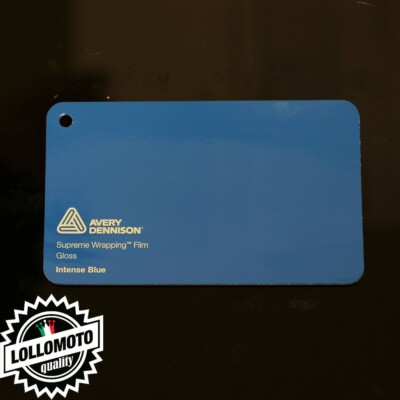Intense Blue Gloss Pellicola Car Wrapping Avery Dennison™ Supreme ...