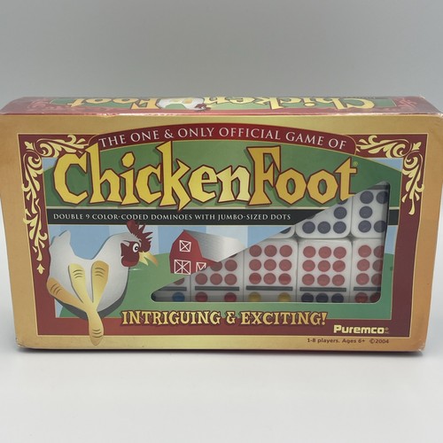 Professional Size Chickenfoot Dominoes Set with Storage Case and Rules ...