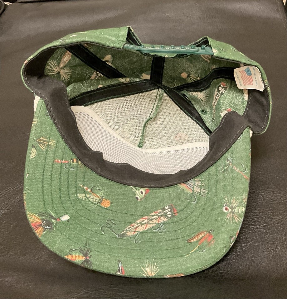 Bass Pro Shops Men's Adjustable Green Fishing Lure Baseball Cap Hat | eBay