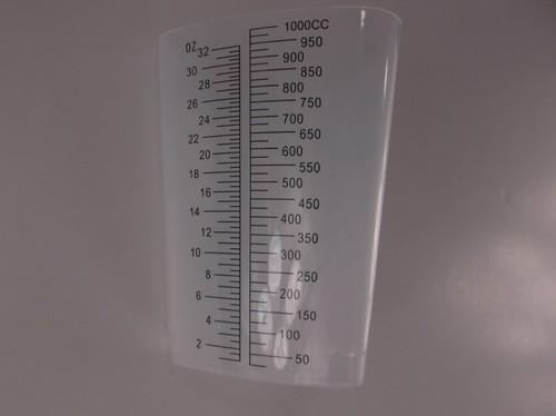 Qty 15 TRIANGULAR GRADUATE 32OZ 1000CC BLACK MARKINGS BREAK RESISTNT ...