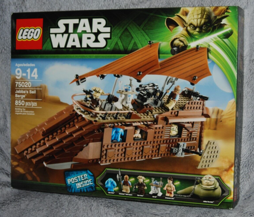 LEGO Star Wars Jabba's Sail Barge 6210 STARWARS FIGURE LEIA,R2 D2,SKIFF ...
