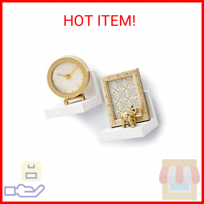 Command Display Ledges, Holds up to 2 lb, Quartz, 2 Ledges with 8 ...