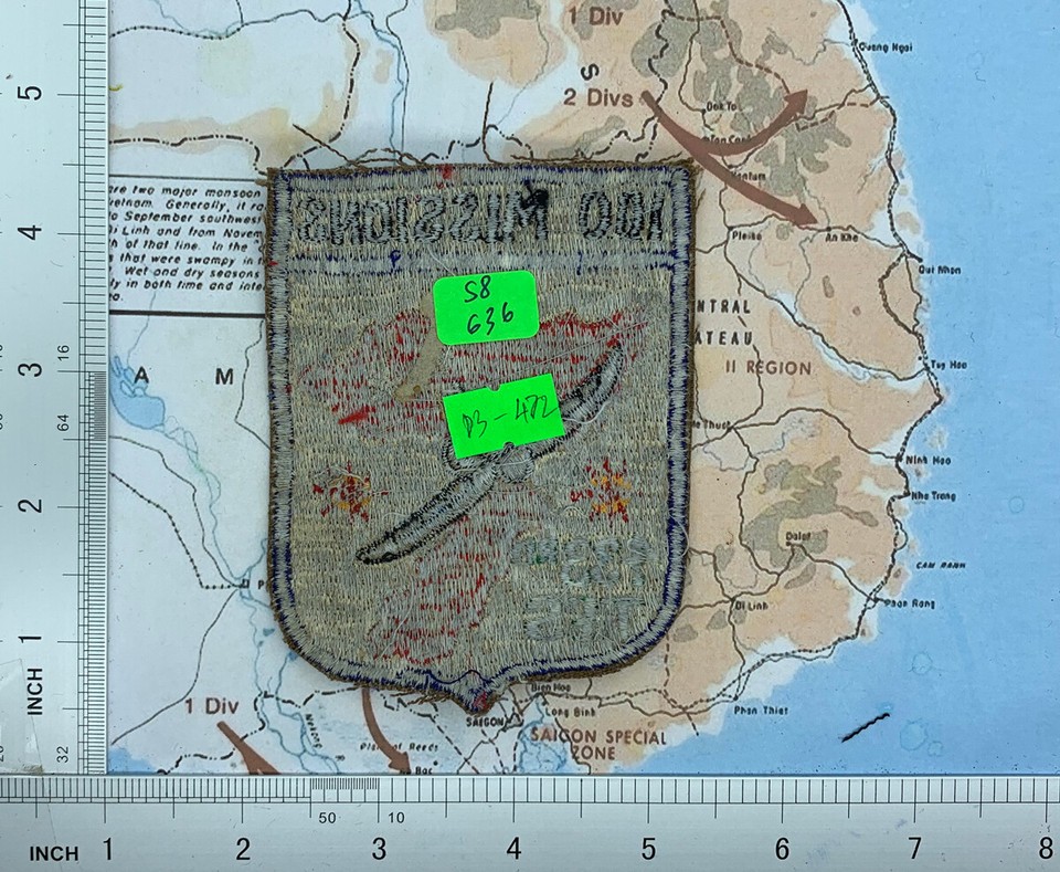 PATCH US Air Force Vietnam 433rd Tactical Fighter Squadron 100 Mission ...