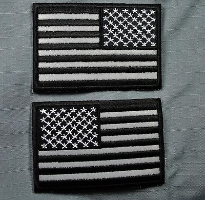 Subdued REFLECTIVE American Flag Patch | eBay