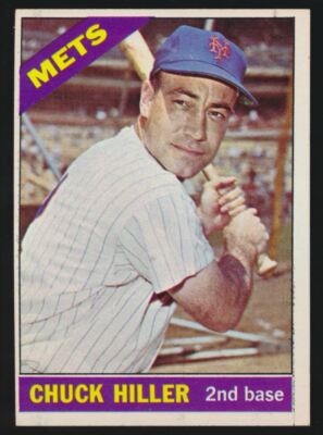 1966 Topps #154 Chuck Hiller, New York Mets. | eBay