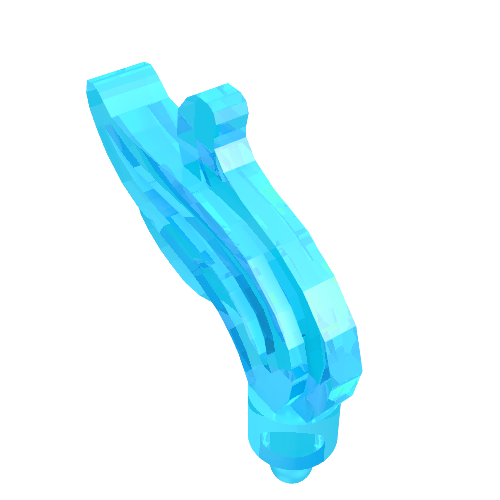 10x LEGO® Part 64647 - Minifigure, Plume Feather Triple Compact / Flame ...