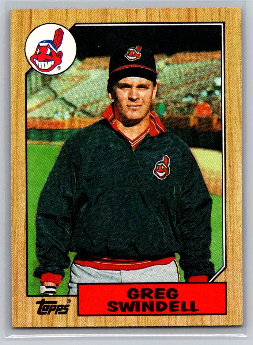 1987 Topps #319 Greg Swindell Rookie Cleveland Indians Card | eBay