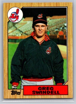 1987 Topps #319 Greg Swindell Rookie Cleveland Indians Card | eBay