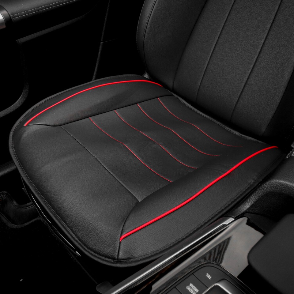 PU Leather Car Front Cover Cushion Seat Protector Mat Full Surround ...