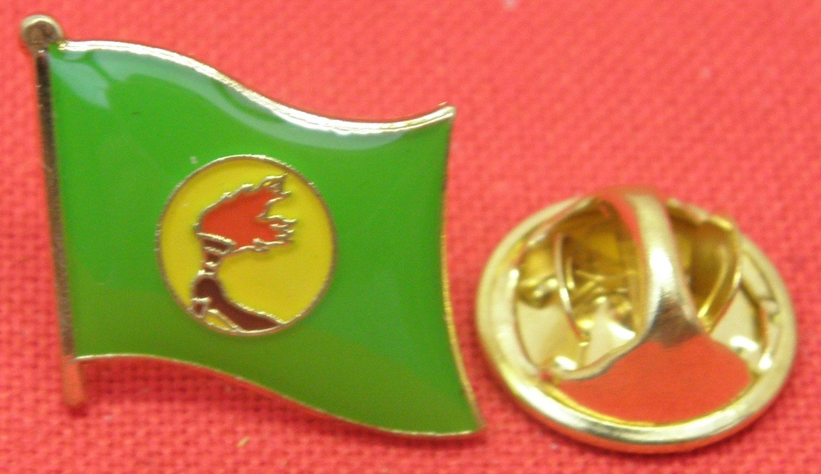 Zaire Flag Pin Badge Brooch République du Zaïre Republic of Zaire | eBay